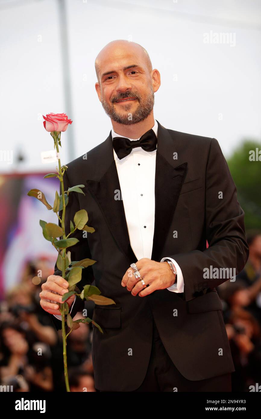 Actor Gian Marco Tognazzi arrives for the premiere of the film 'Bella ...