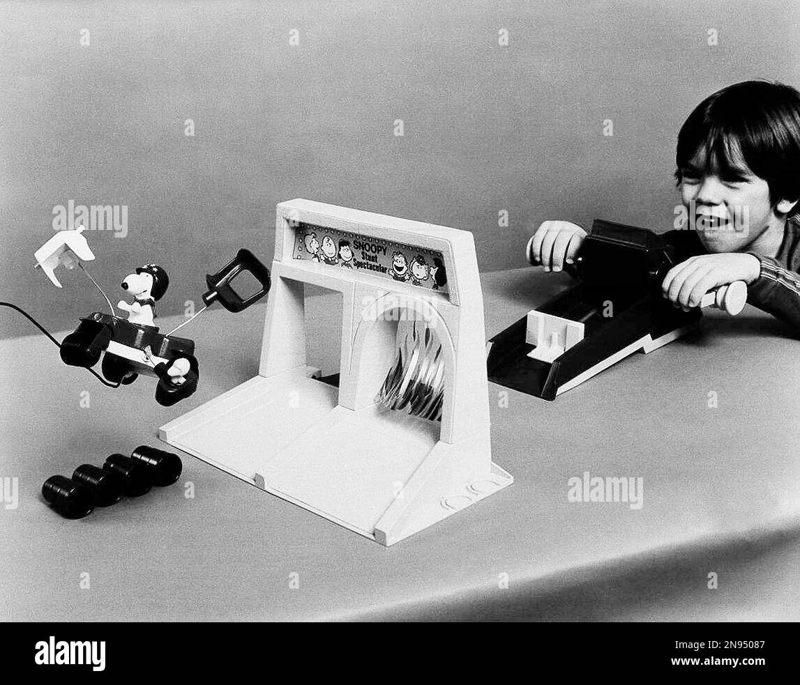 Snoopy's Stunt Spectacular, new from Child Guidance Toys, features ...