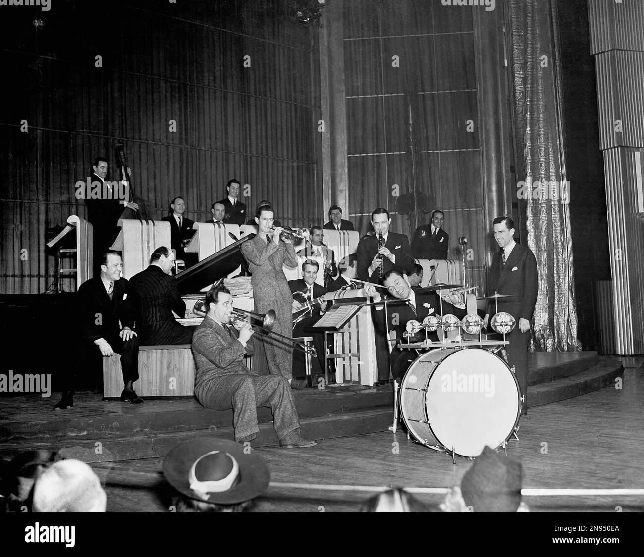 This was a jam session for famous orchestra leaders only. They were ...