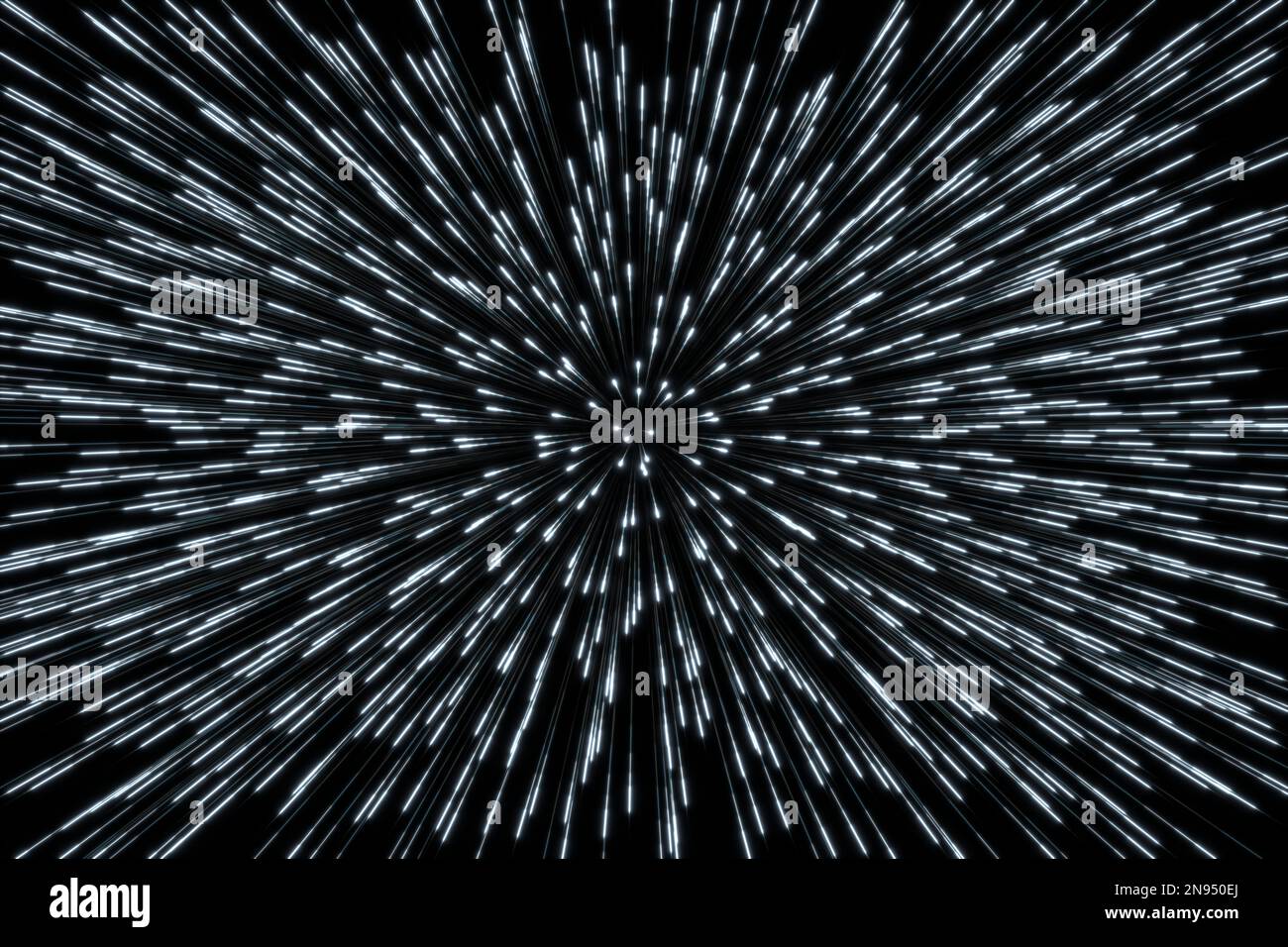Energetic charged particles explosion. 3D illustration Stock Photo - Alamy