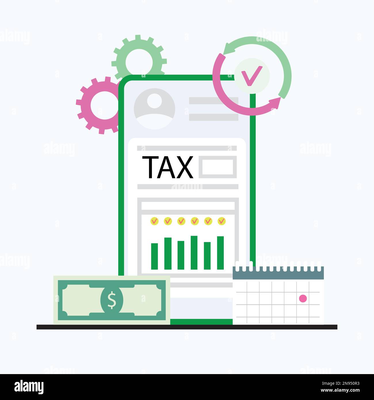 Income tax cartoon hi-res stock photography and images - Alamy