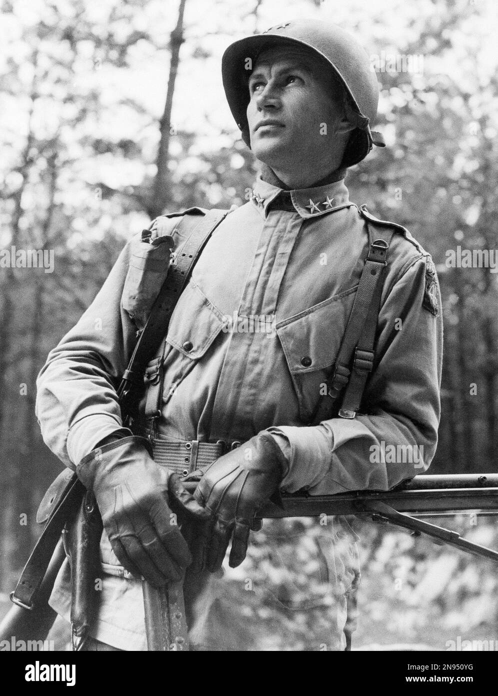 Commander of the 82nd Airborne Division, Major Gen. James Gavin Dec.10 ...