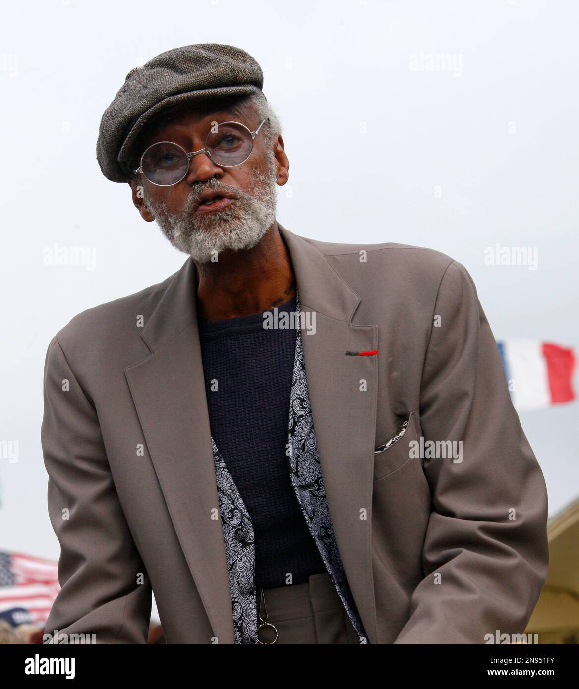 U.S director, actor and screenwriter Melvin Van Peebles poses for ...