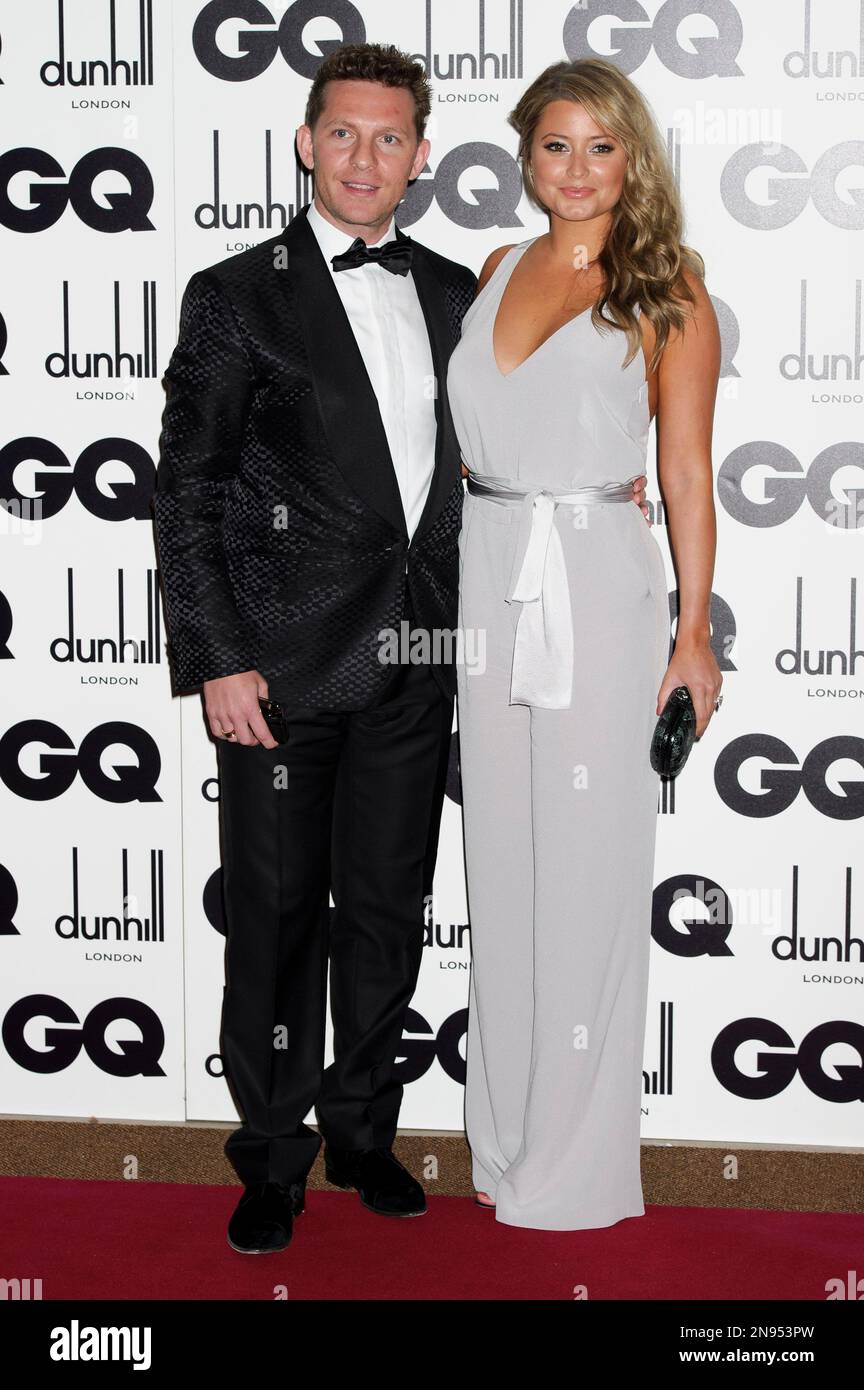 Holly Valance and Nick Candy arrive for the GQ Men of the Year Awards ...