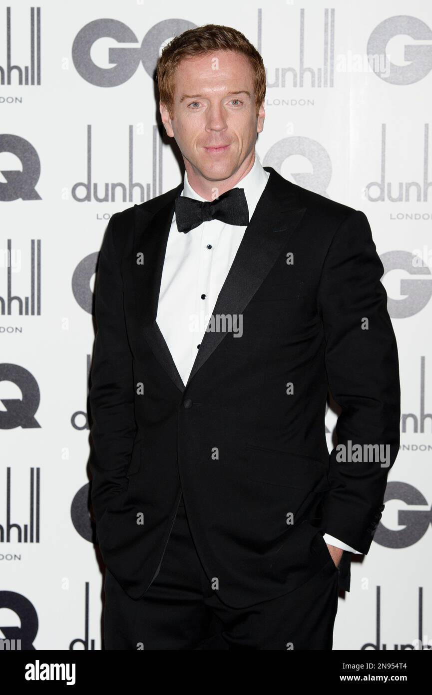 British actor Damien Lewis arrives for the GQ Men of the Year Awards at ...