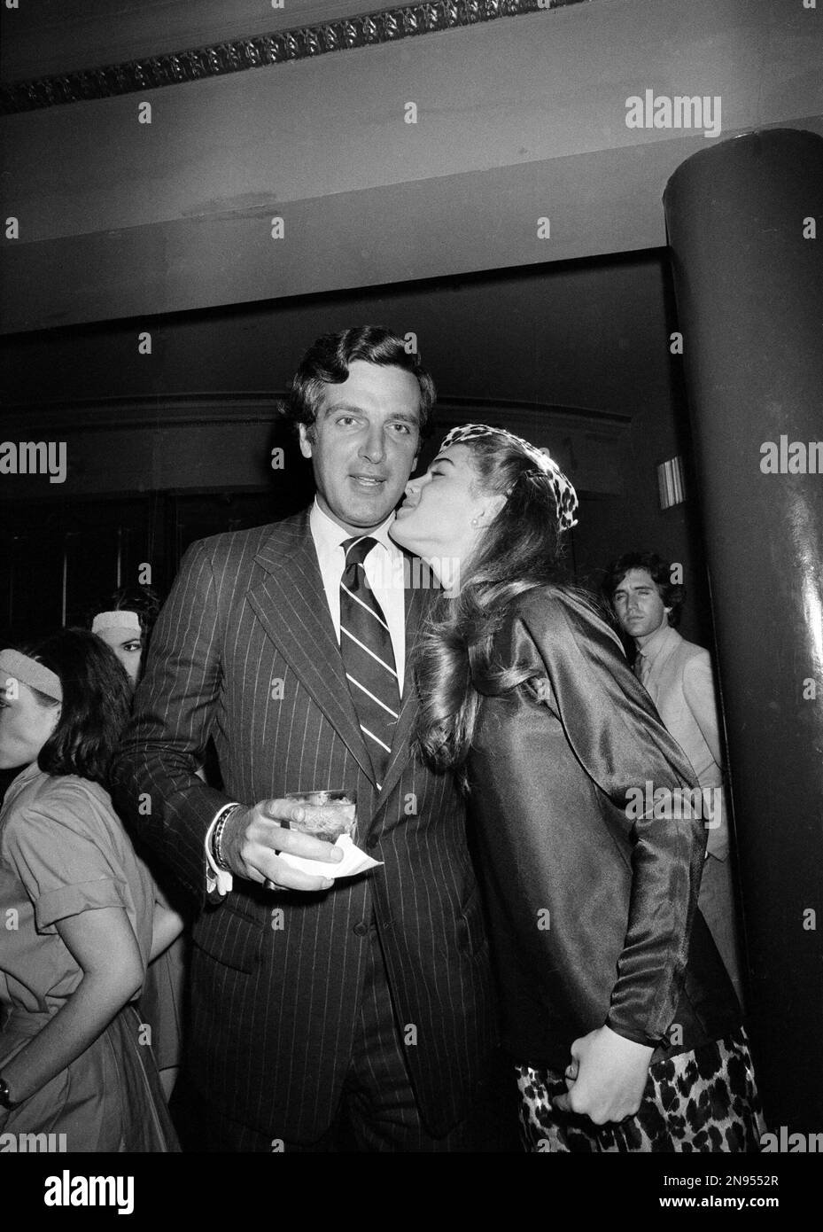 Actress/model Brooke Shields is shown with her father, Frank Shields ...