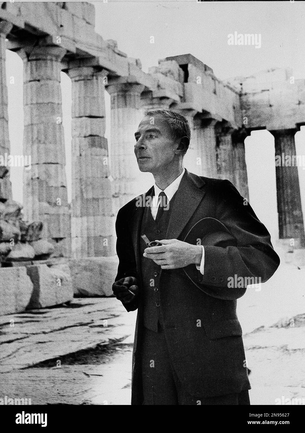 Dr. J. Robert Oppenheimer, creator of the atom bomb from Princeton, N.J ...
