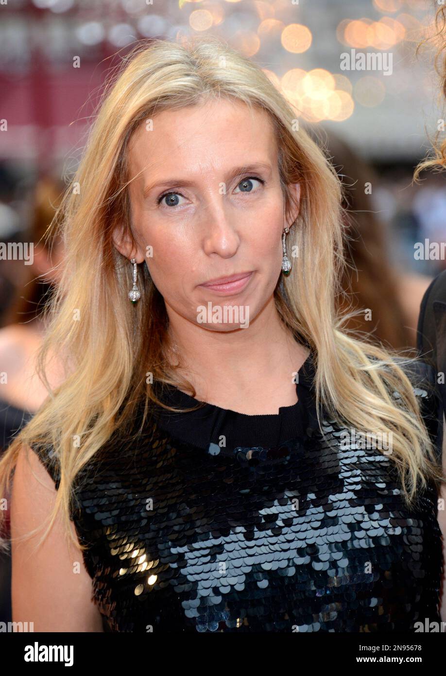 Sam Taylor Johnson poses at Anna Karenina World Premiere at Odeon West ...
