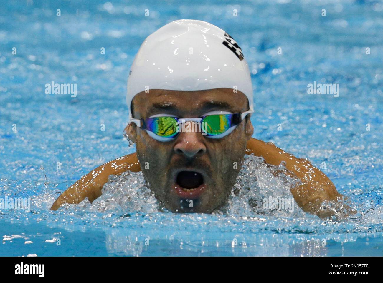 Spain's Ricardo Ten competes at a men's 100 breaststroke SB4 heat at ...