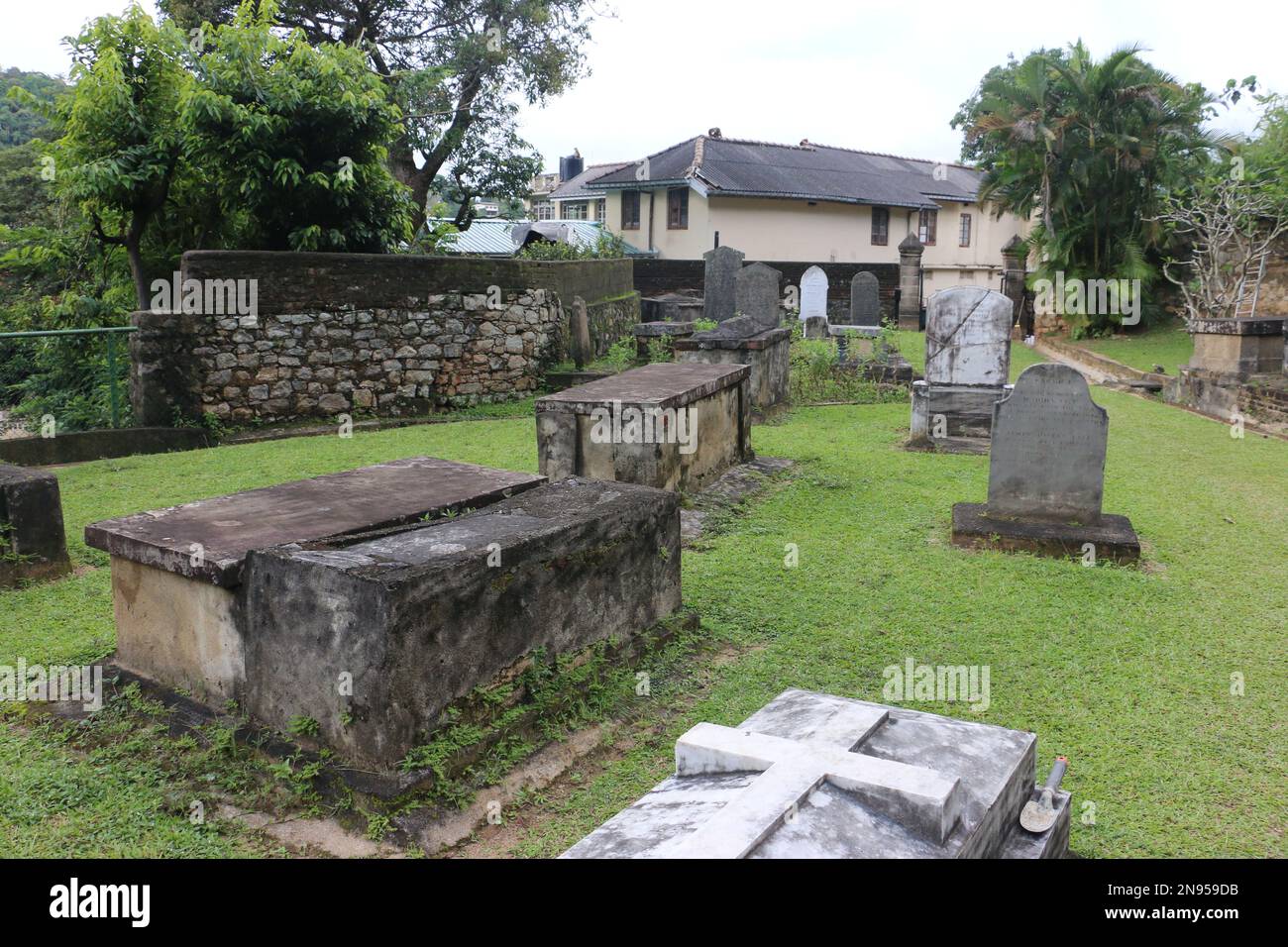 British Garrison Cemetery / Kandy Garrison Cemetery Stock Photo - Alamy