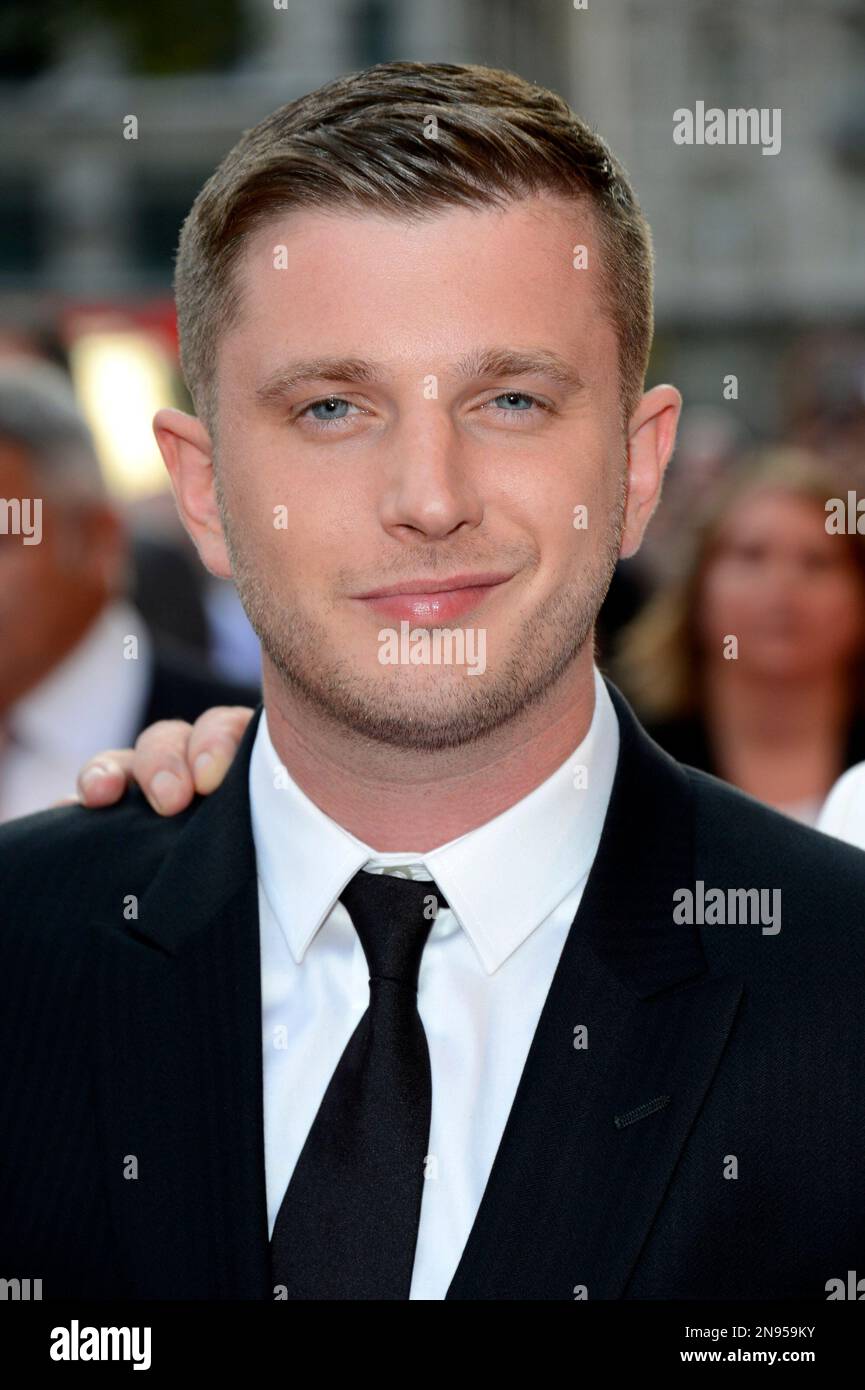 Ben Drew poses at The Sweeney UK Premiere at Vue West End on Monday ...
