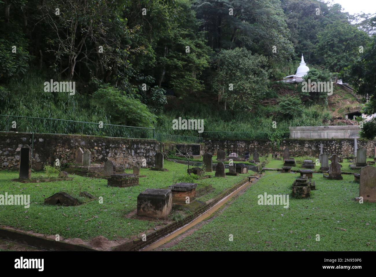 British Garrison Cemetery / Kandy Garrison Cemetery Stock Photo - Alamy