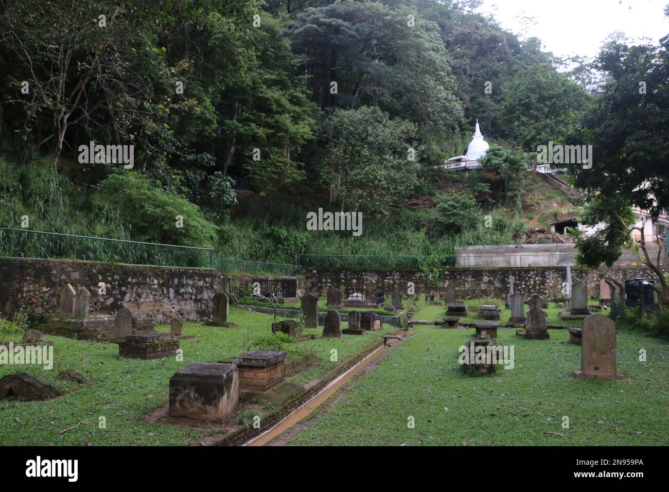 British Garrison Cemetery / Kandy Garrison Cemetery Stock Photo - Alamy