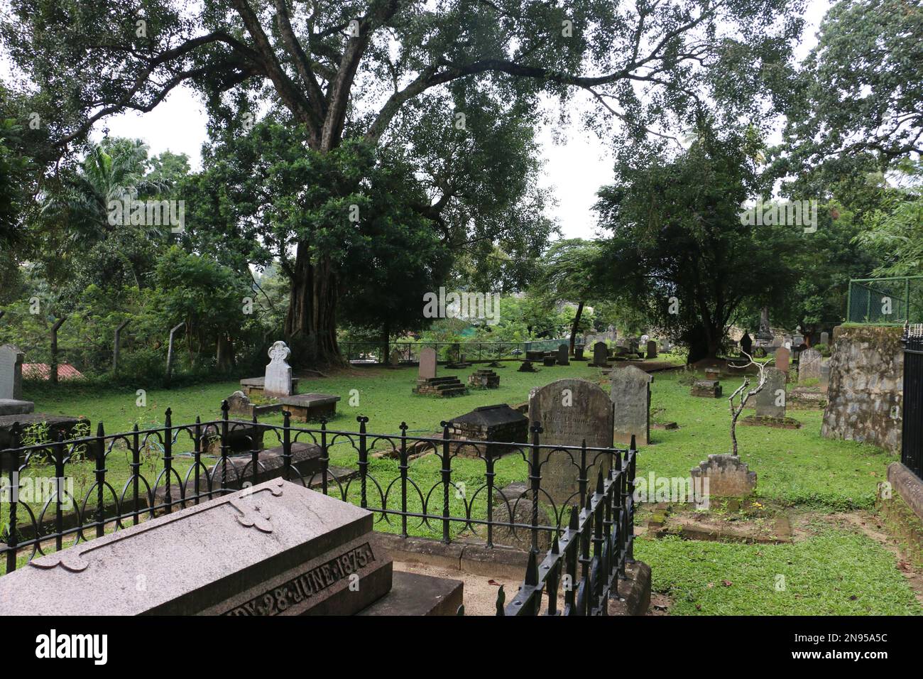 British Garrison Cemetery / Kandy Garrison Cemetery Stock Photo - Alamy