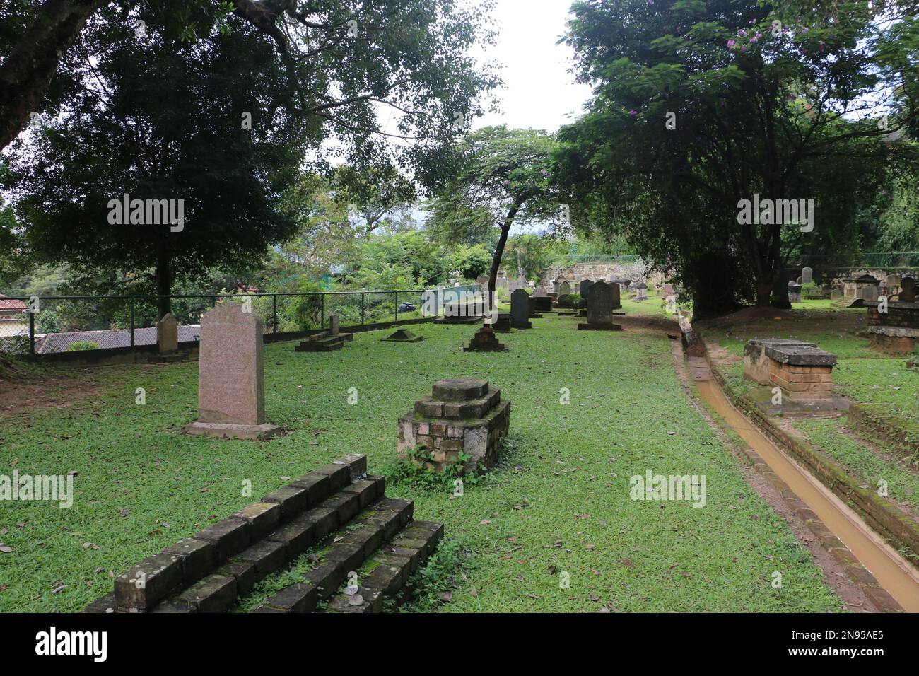 British Garrison Cemetery / Kandy Garrison Cemetery Stock Photo - Alamy