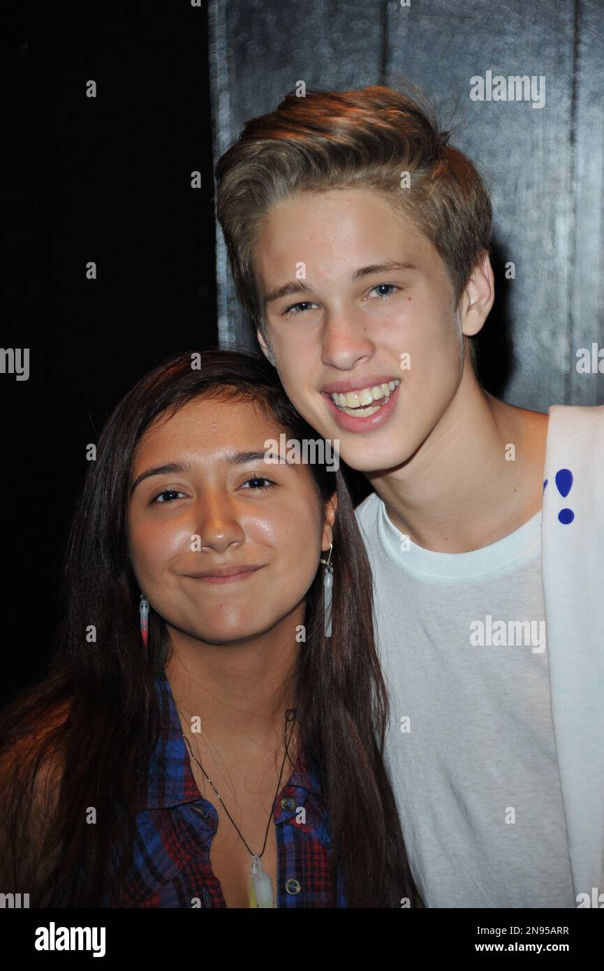 Ryan Beatty with fan before his performance at the Roxy Theater on ...