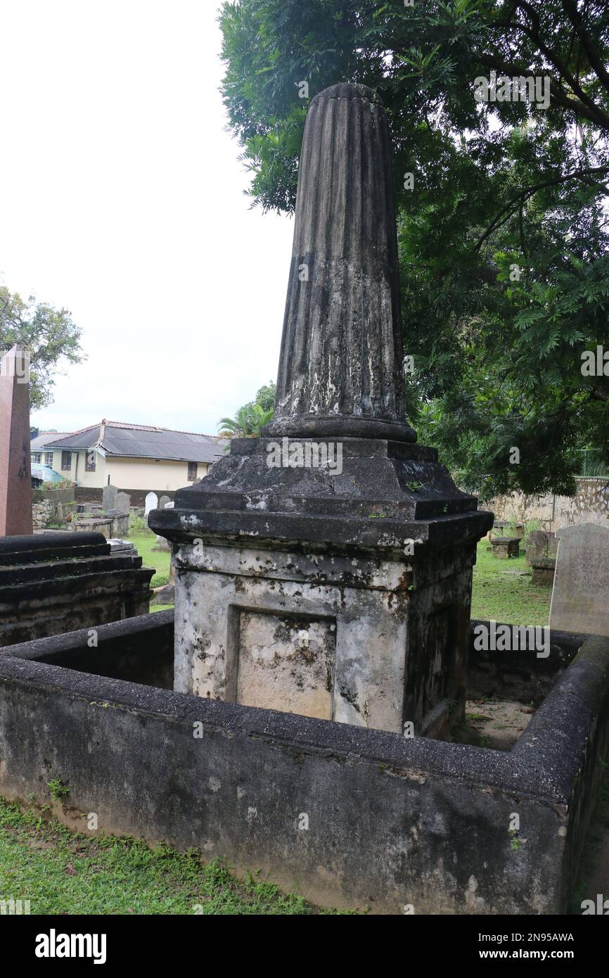 British Garrison Cemetery / Kandy Garrison Cemetery Stock Photo - Alamy