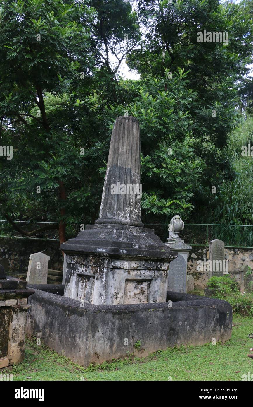 British Garrison Cemetery / Kandy Garrison Cemetery Stock Photo - Alamy