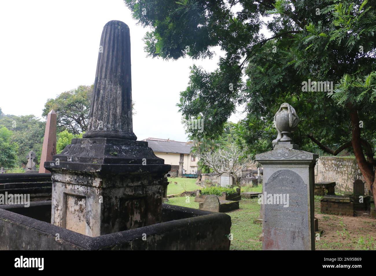 British Garrison Cemetery / Kandy Garrison Cemetery Stock Photo - Alamy
