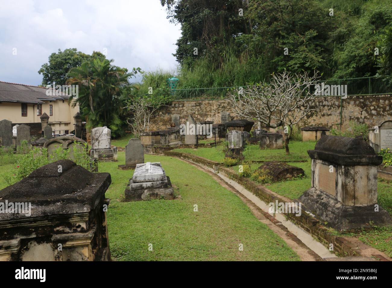 British Garrison Cemetery / Kandy Garrison Cemetery Stock Photo - Alamy