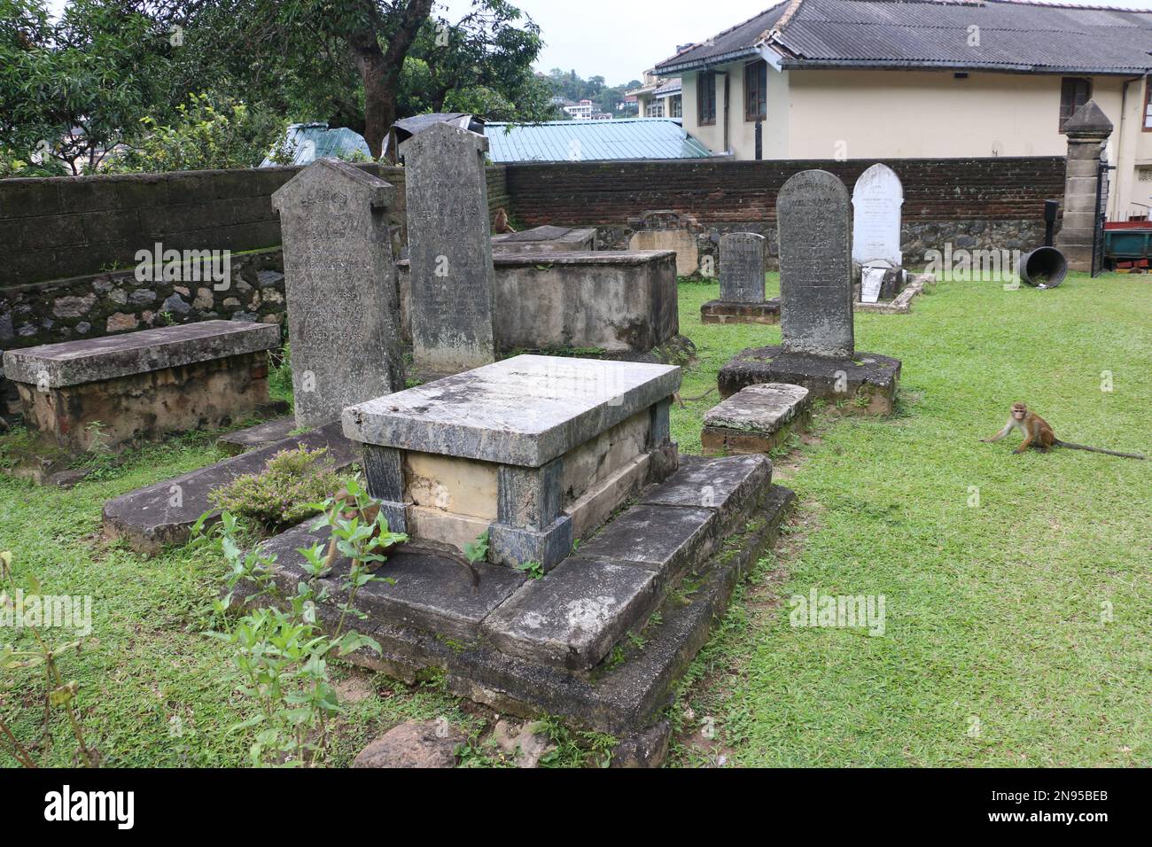 British Garrison Cemetery / Kandy Garrison Cemetery Stock Photo - Alamy