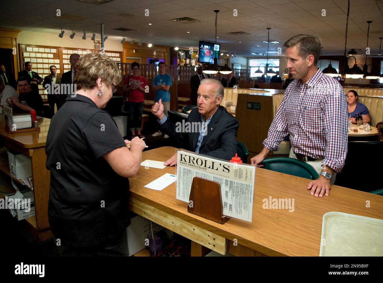 Vice President Joe Biden and his son Delaware Attorney General Beau ...