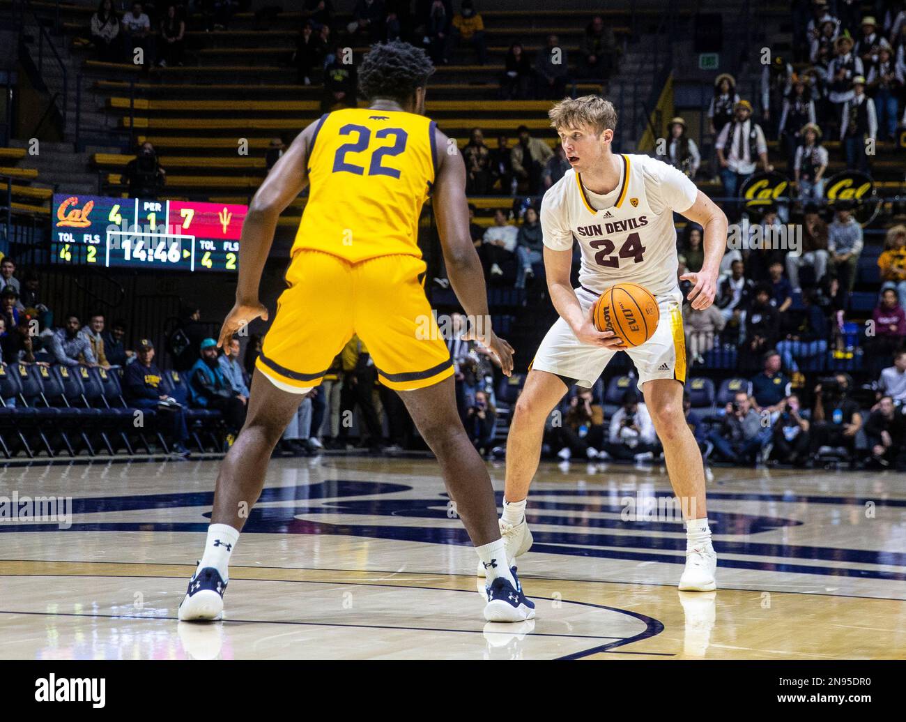 Haas Pavilion Berkeley Calif, USA. 11th Feb, 2023. CA U.S.A. Arizona ...