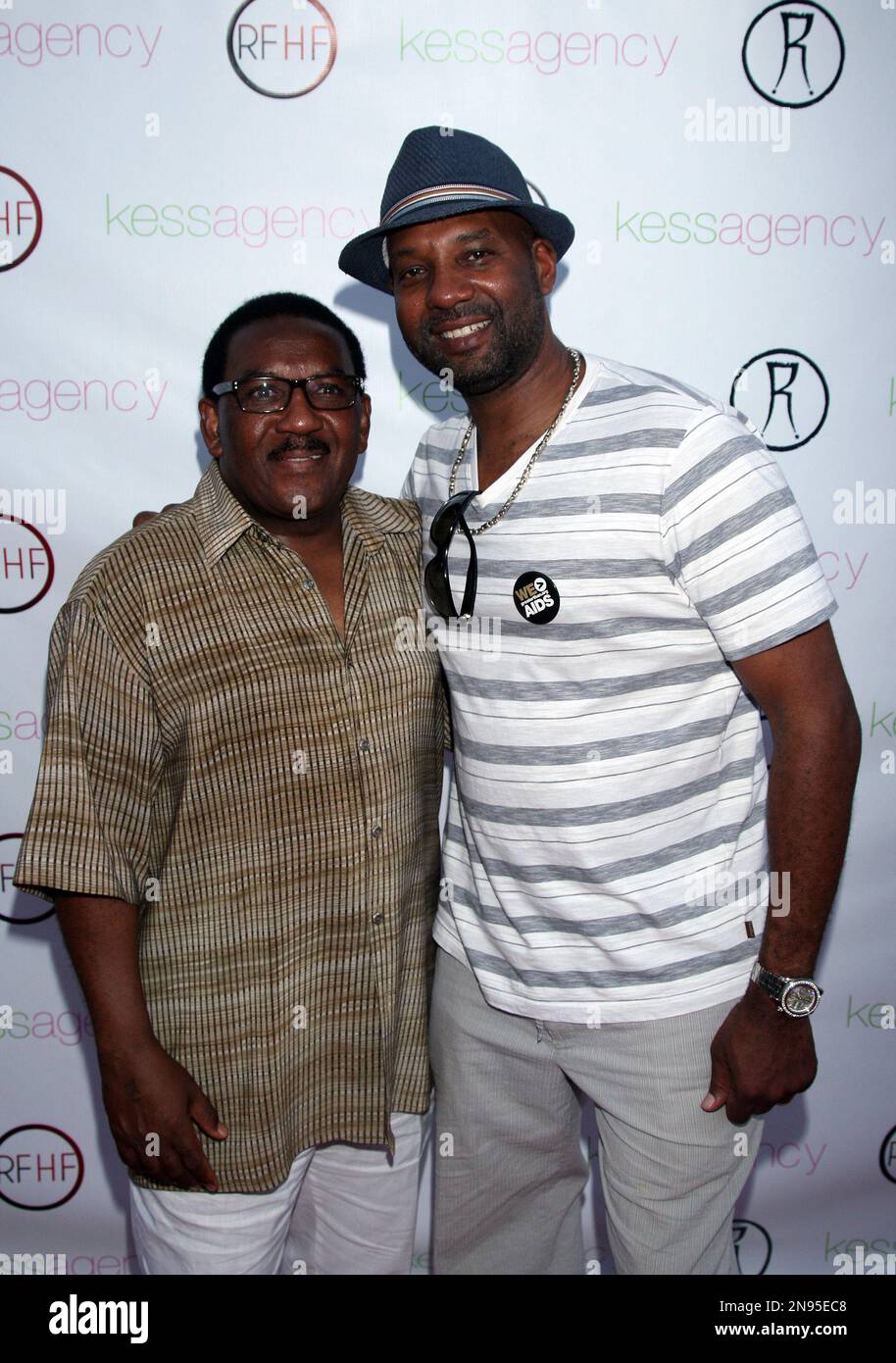 Ernie Singleton and Dr. Tony Calloway arrive at Robi Reed's 10th Annual ...