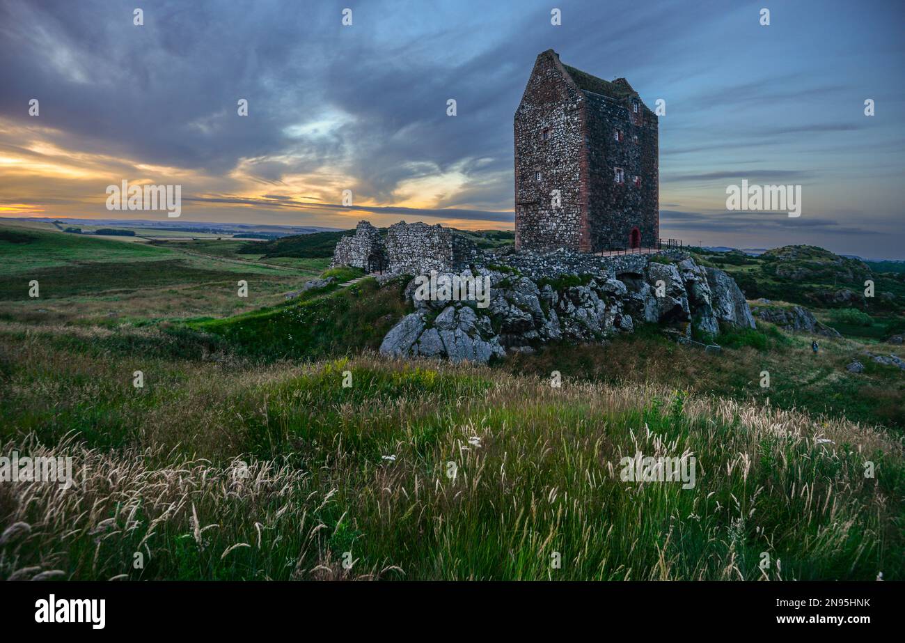 Possibily the most well know pele tower on the Anglo Scottish Border ...