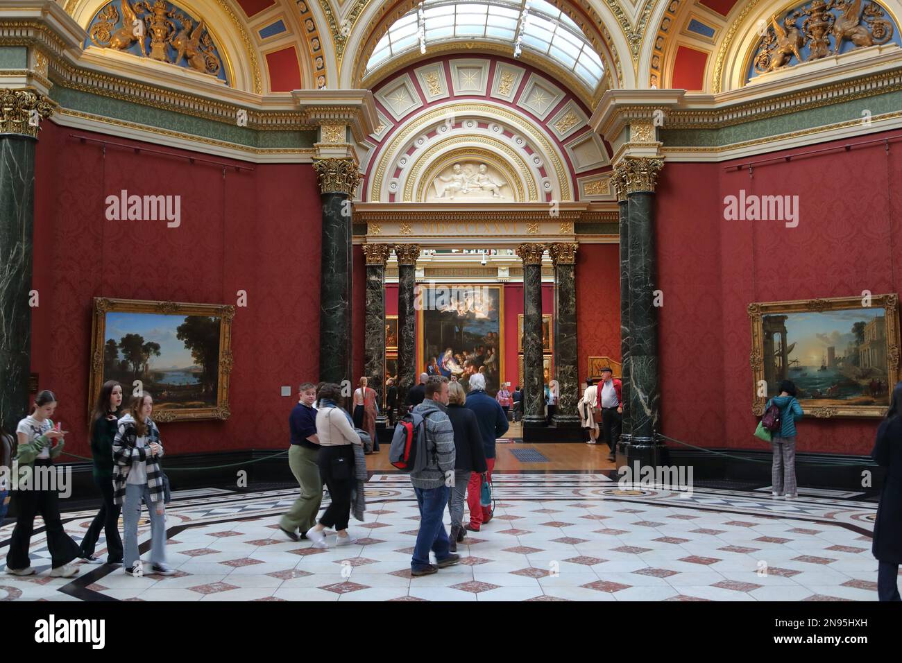 National gallery museum london interior hi-res stock photography and ...