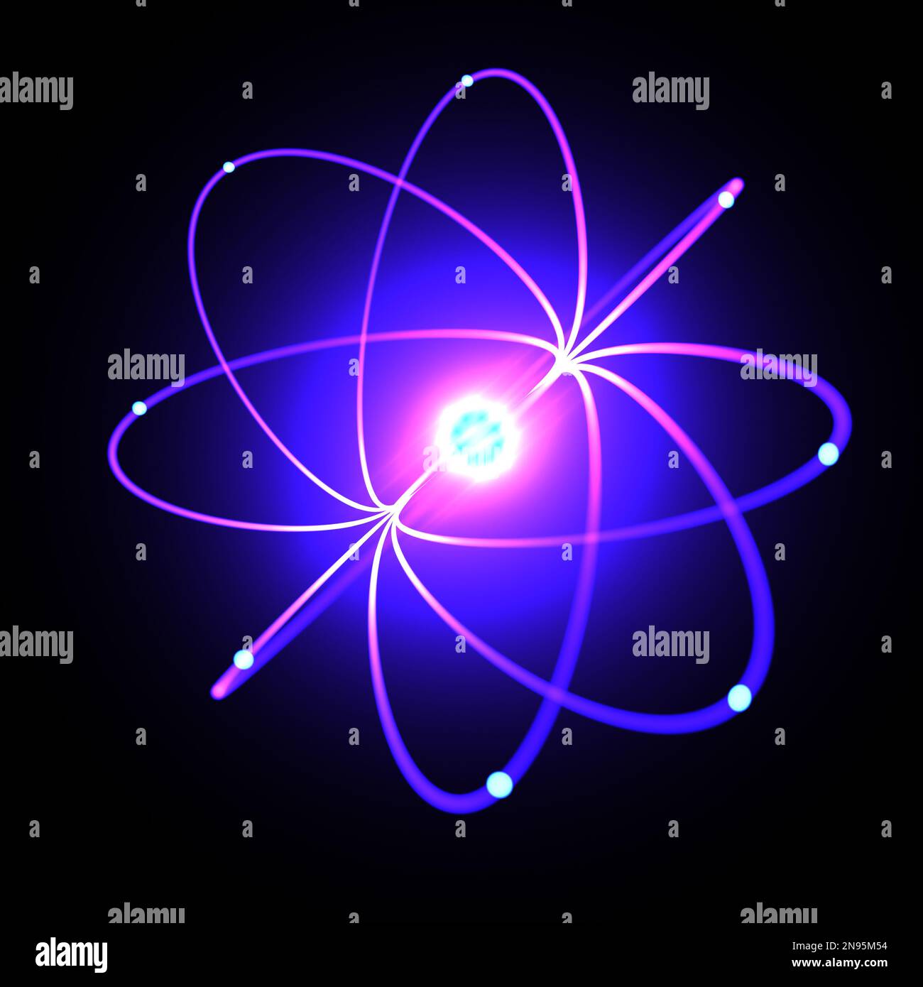 Three-dimensional torus cosmological model. Symbol of the universe. 3D illustration Stock Photo ...