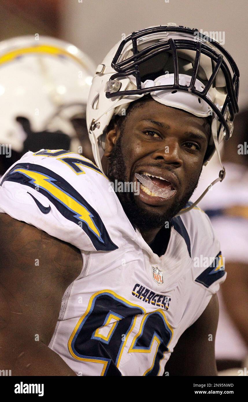 San Diego Chargers defensive tackle Vaughn Martin (92) against the San ...