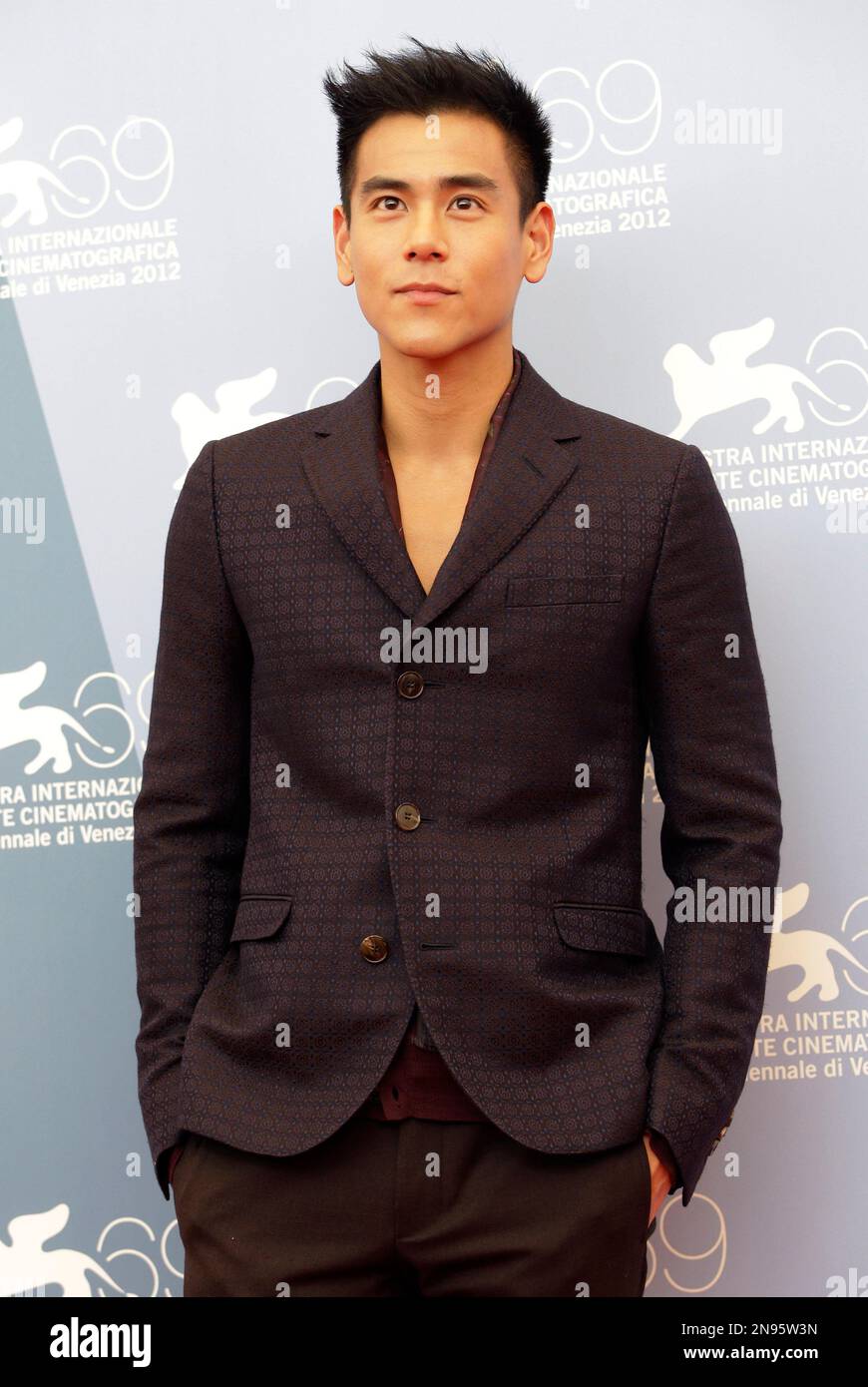 Actor Eddie Peng poses during the photo call of the movie 'Tai Chi 0 ...