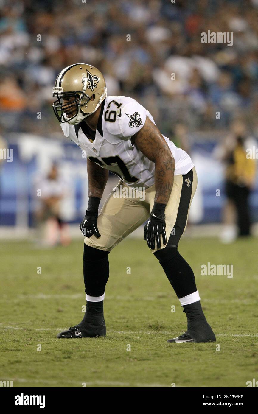 New Orleans Saints linebacker Ezra Butler plays against the Tennessee ...