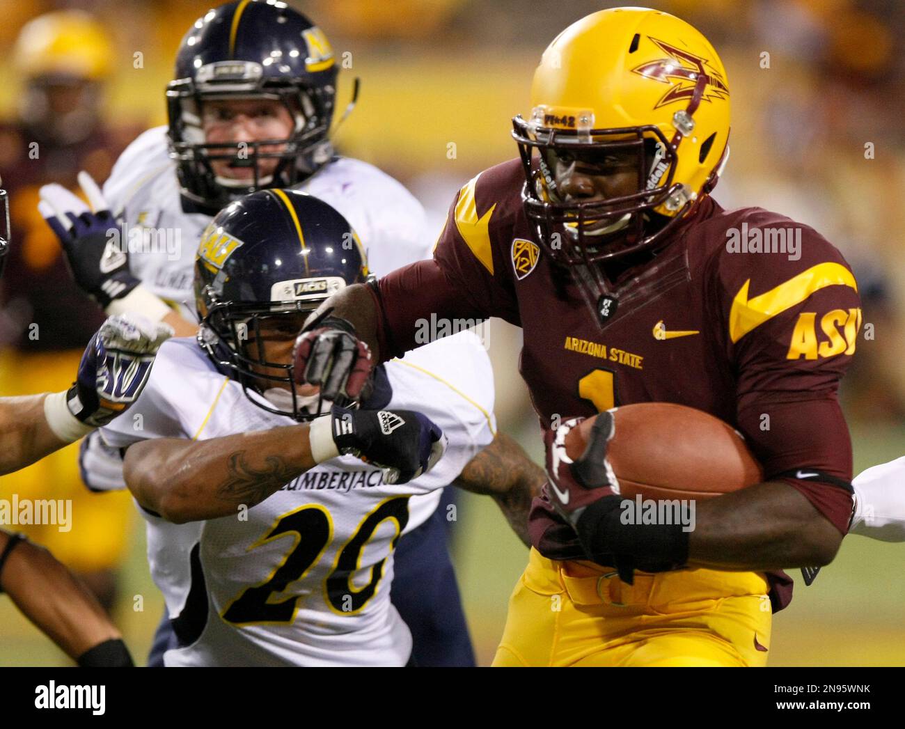 Arizona State running back Marion Grice scores a touchdown against the ...