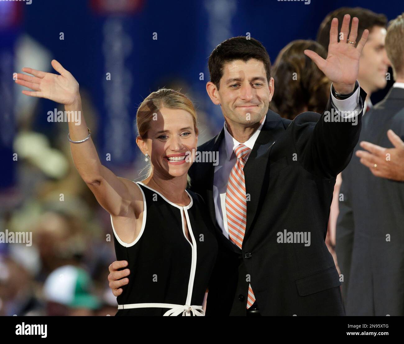 Republican vice presidential nominee, Rep. Paul Ryan and his wife Janna ...