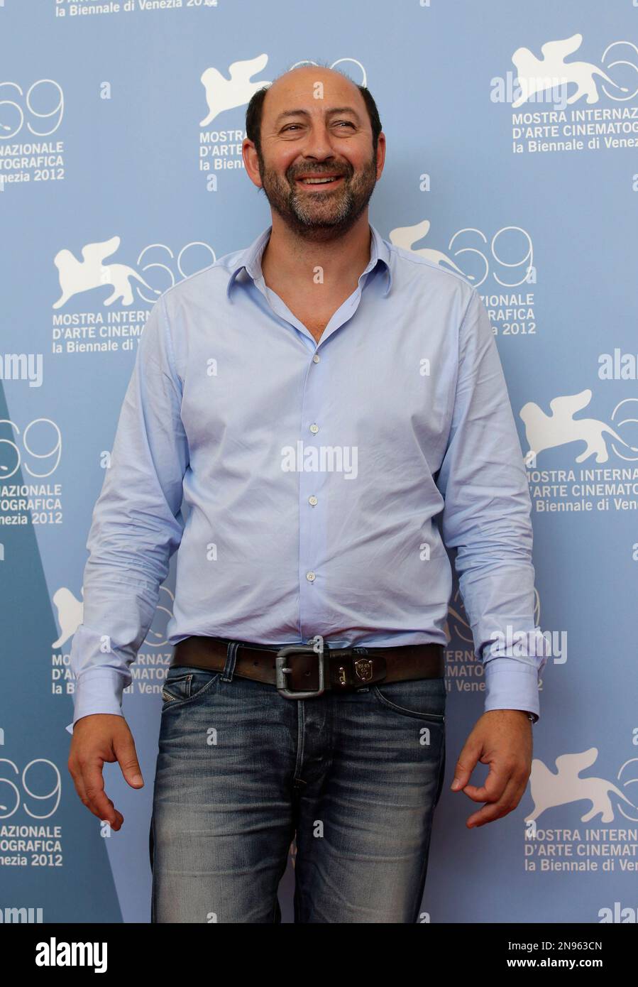 Actor Kad Merad poses during the photo call of the movie 'Superstar' at ...