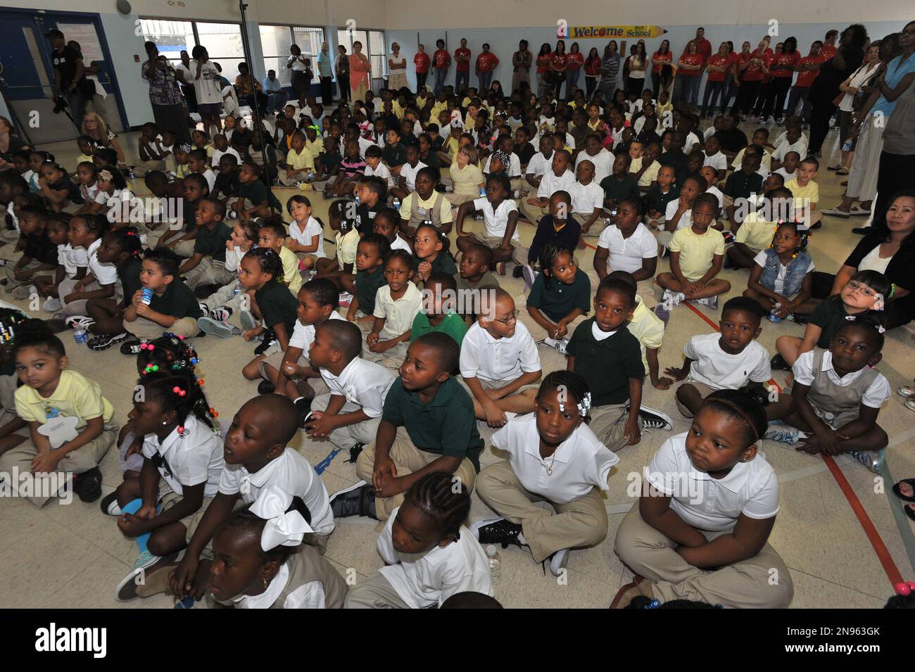 COMMERCIAL IMAGE - Students at Sarah M. Roach Elementary School ...