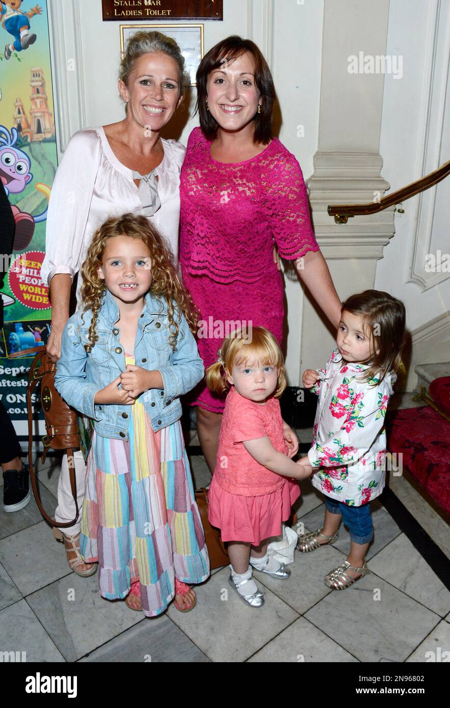 Lucy Benjamin, Natalie Cassidy with daughter Eliza Beatrice Cottrell ...