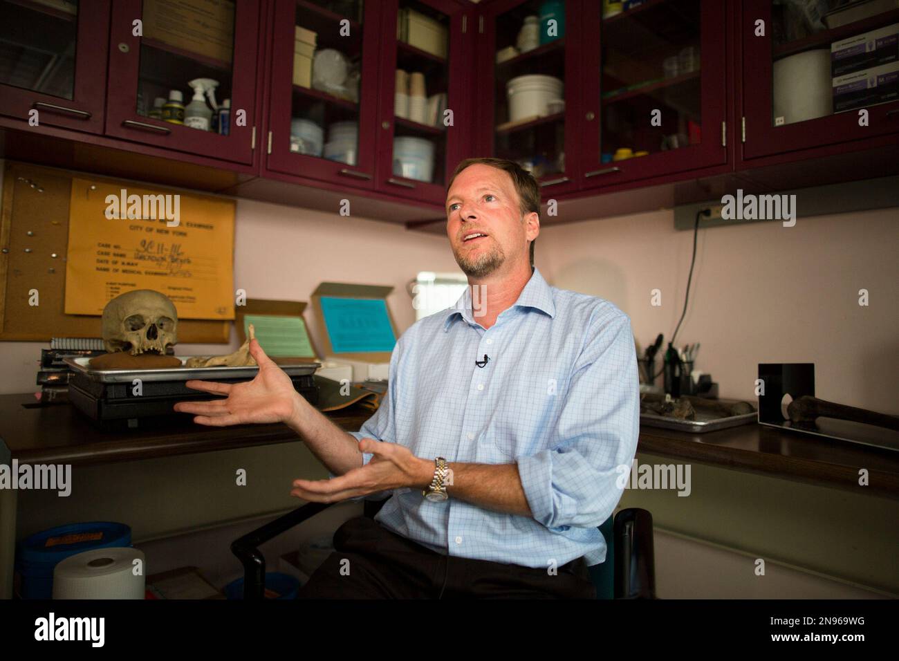 Bradley Adams, Ph.D., Director of Forensic Anthropology at the City of ...