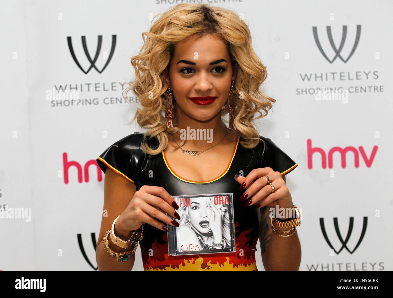 British singer Rita Ora poses before she signs copies of her debut ...