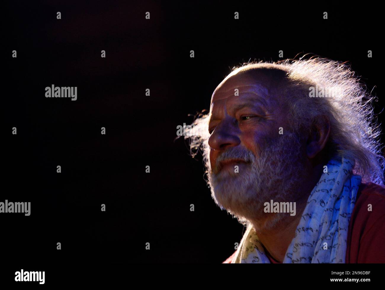 Slava Polunin gives a press conference after a media preview of "Slava ...