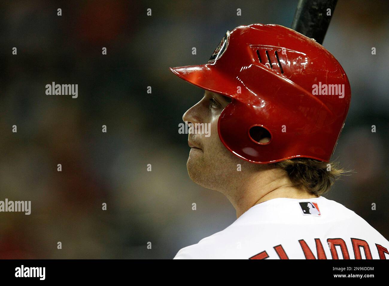 Arizona Diamondbacks' Jacob Elmore waits to bat against the San Diego ...