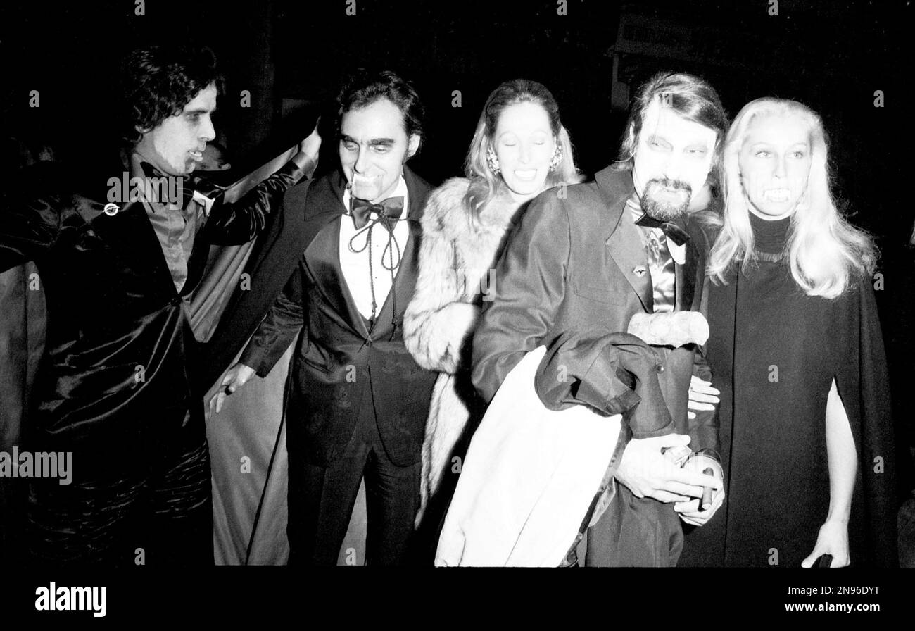Guests Dressed In Costumes At Gunter Sachs Unseen Vampire Ball