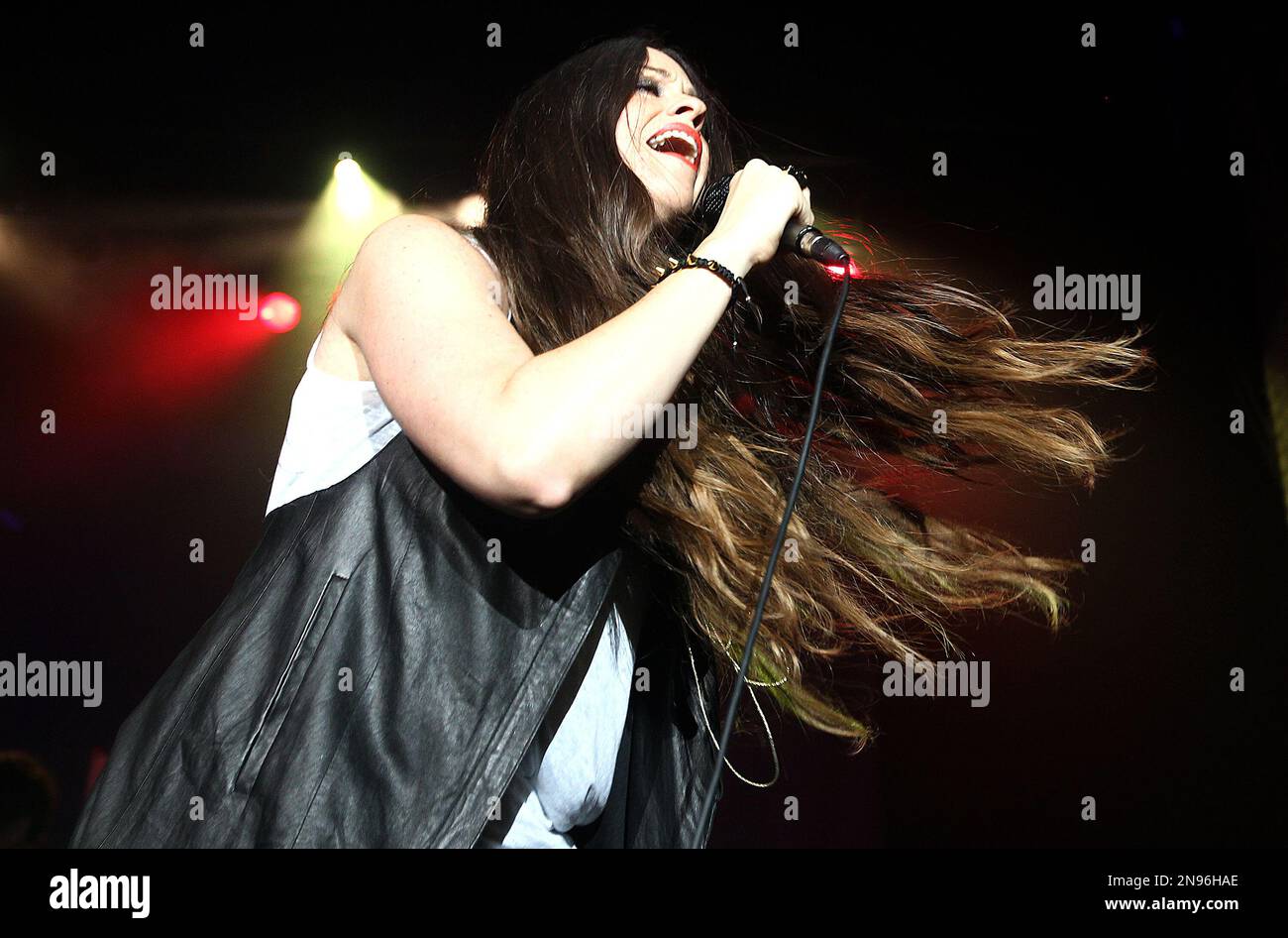 Canadian Singer Alanis Morissette performs at The Paramount in ...