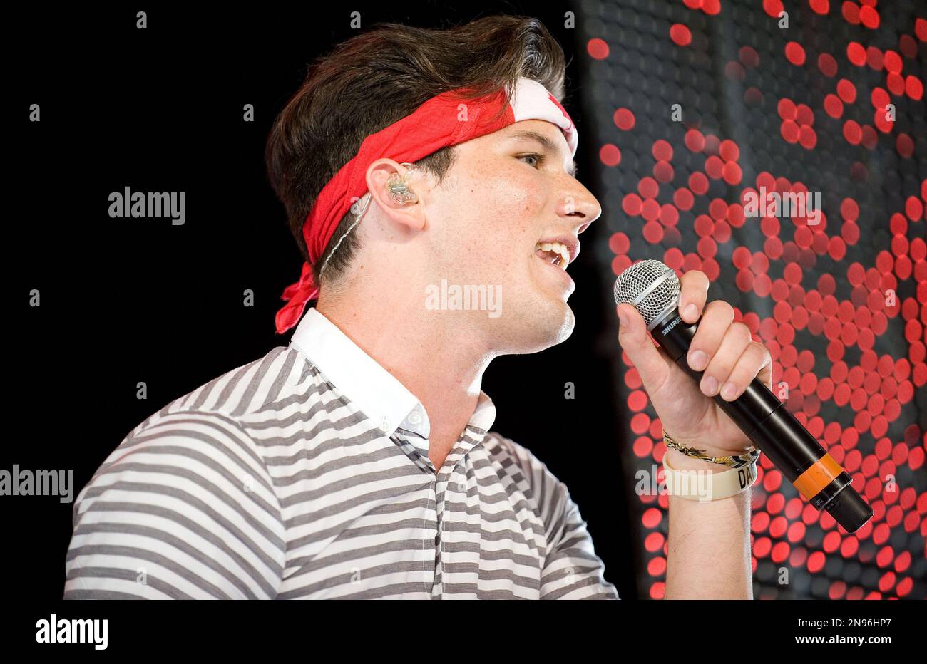 Singer Zachary Porter of Allstar Weekend performs on-stage during Family Channel's Big Ticket ...