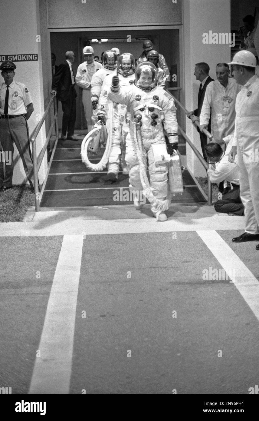 FILE - In this July 16, 1969 file photo, Apollo 11 commander Neil ...