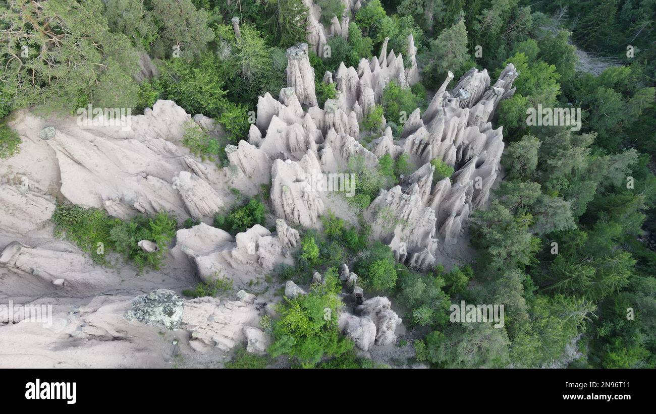 Earth pyramids in dolomites hi-res stock photography and images - Alamy