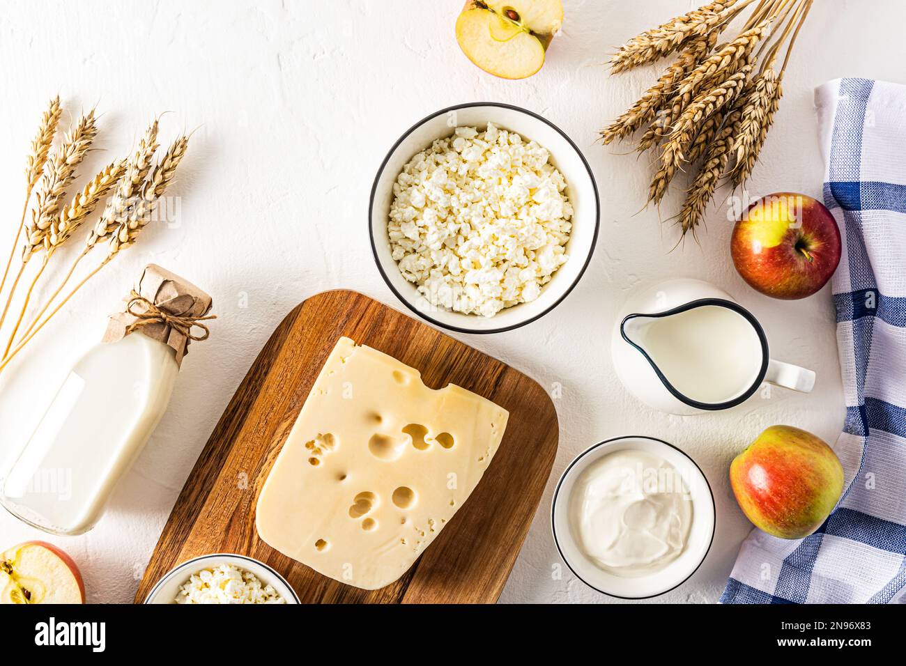 festive background for the Jewish spring holiday of Shavuot. lots of ...