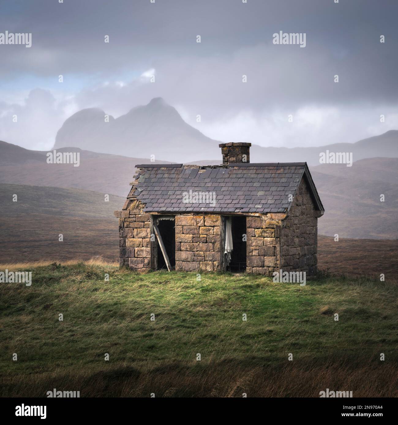 The Elphin Bothy Stock Photo - Alamy
